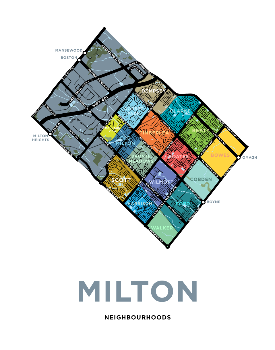 Halton Region Maps – Jelly Brothers