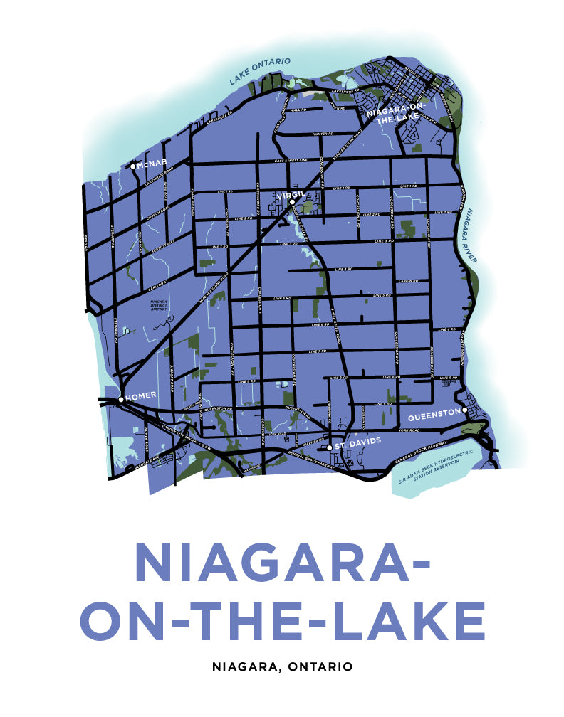 Niagara Region Maps & Prints – Jelly Brothers
