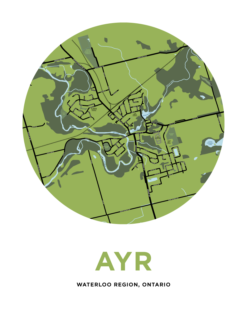 Ayr Map Print – Jelly Brothers