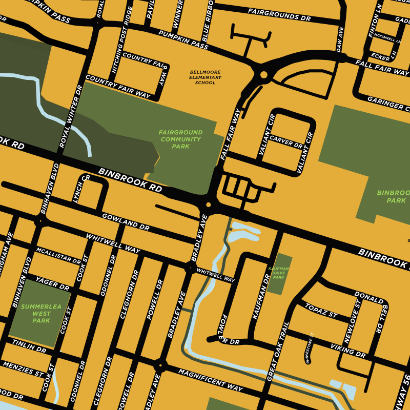 Binbrook Map Print – Jelly Brothers