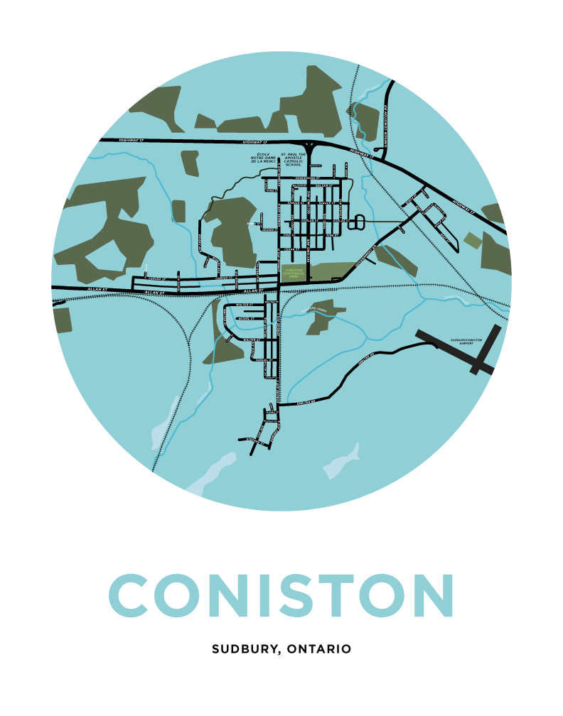 Coniston Map Print – Jelly Brothers
