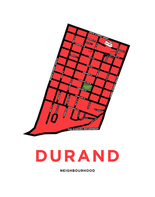 Durand Neighbourhood Map – Jelly Brothers