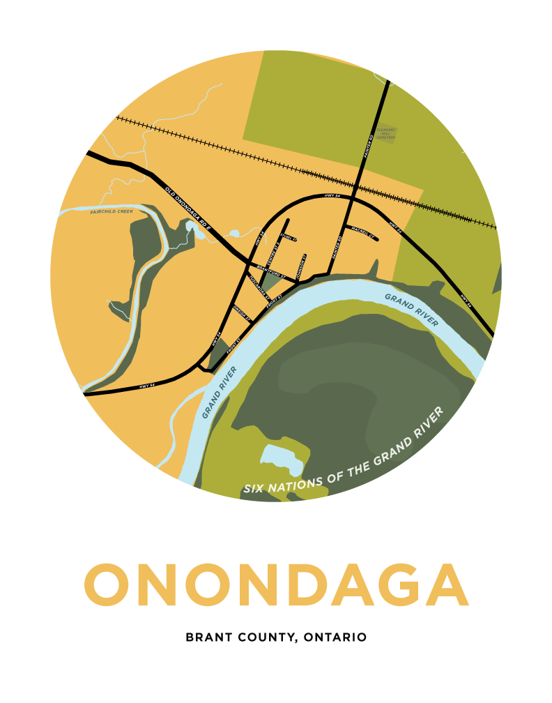 Onondaga Map Print – Jelly Brothers