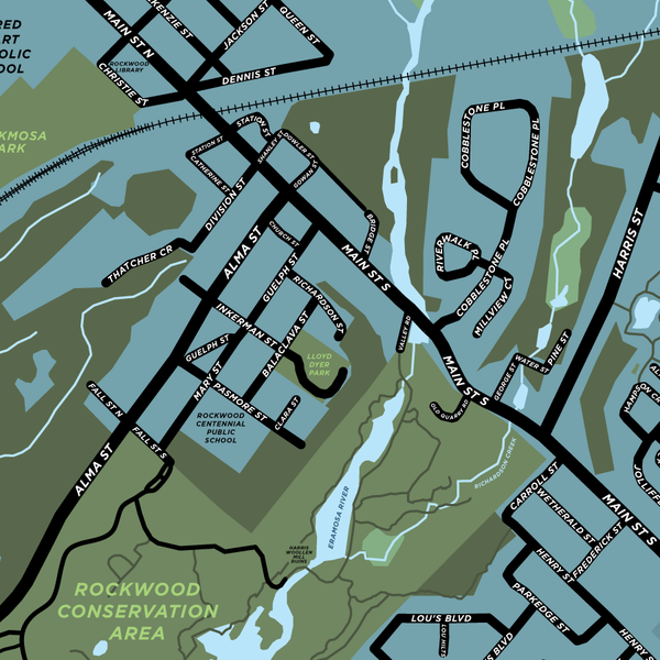 Rockwood Map Print – Jelly Brothers