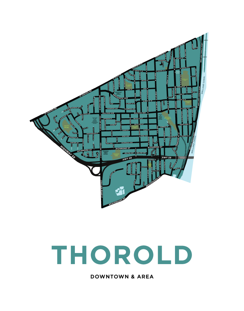 Thorold Downtown Print – Jelly Brothers