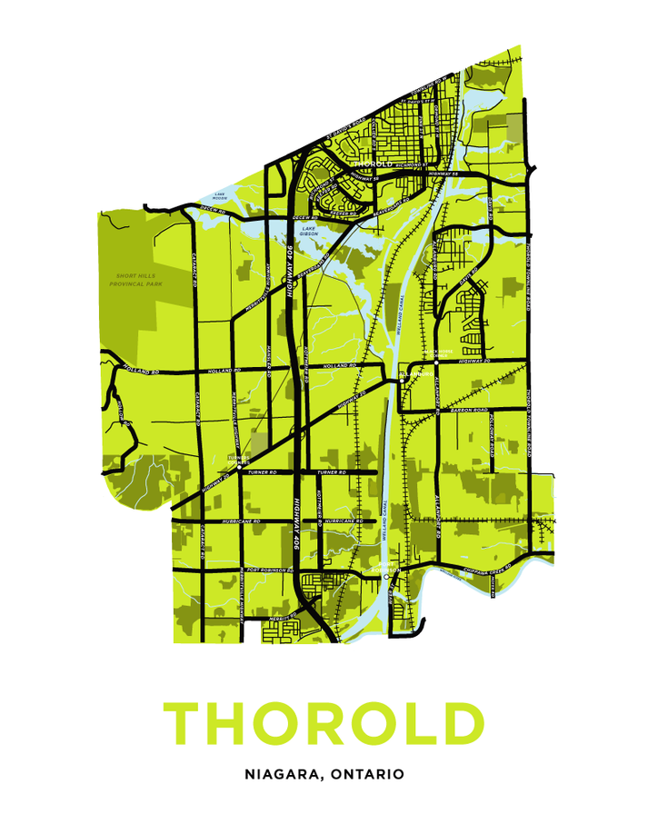Thorold Map Print – Jelly Brothers