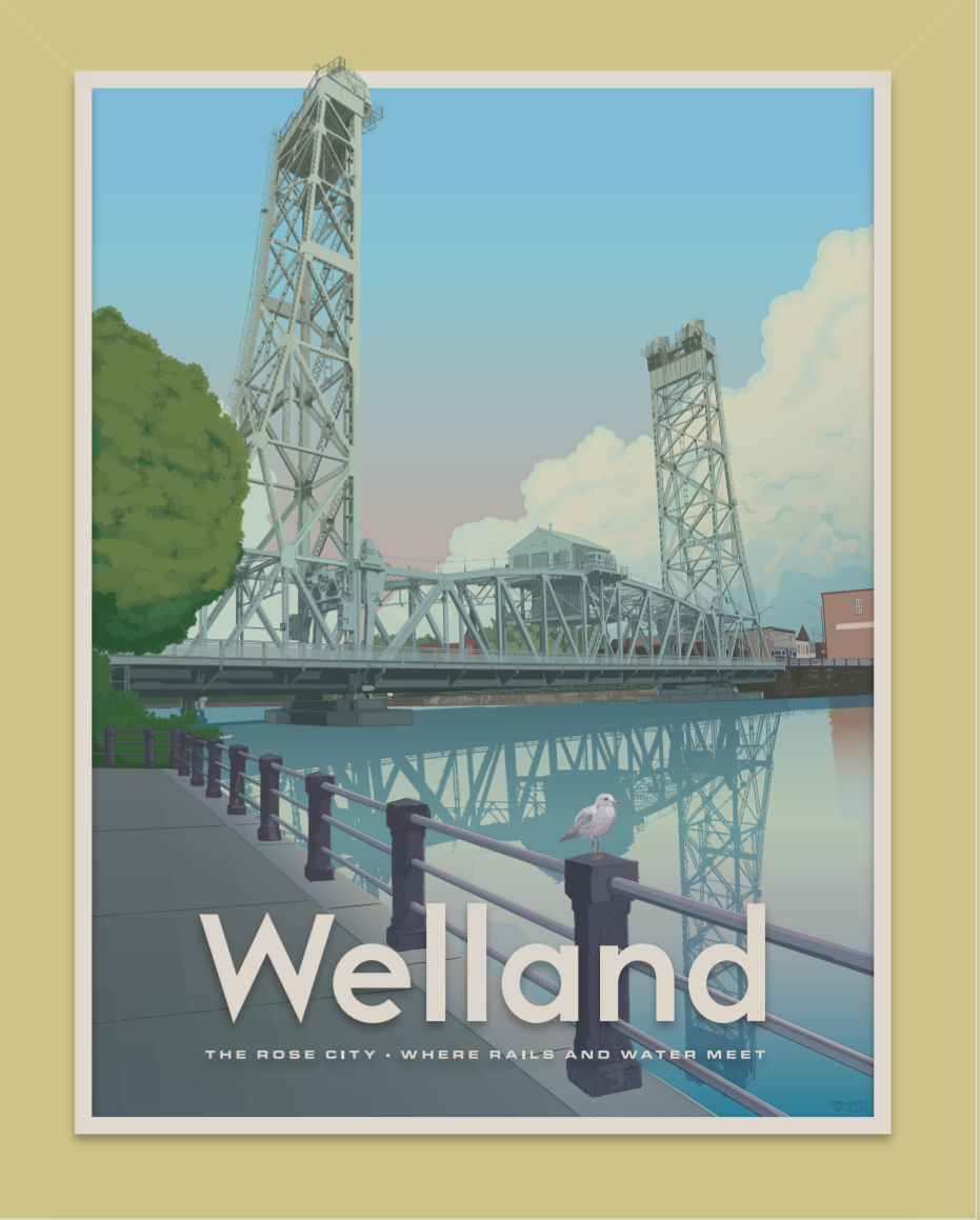 Welland Canal Bridge 13 Print – Jelly Brothers
