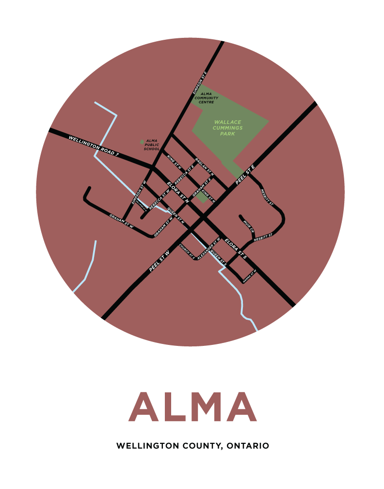 Alma Map Print – Jelly Brothers