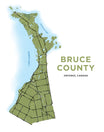 Bruce County Map Print – Jelly Brothers