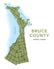 Bruce County Map Print – Jelly Brothers