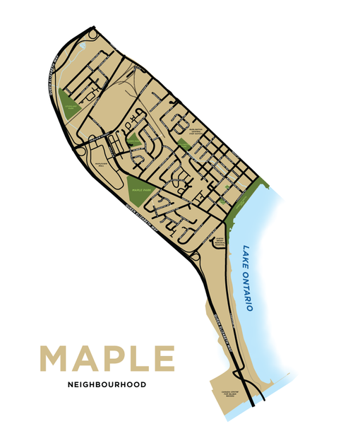 Maple Neighbourhood Map – Jelly Brothers