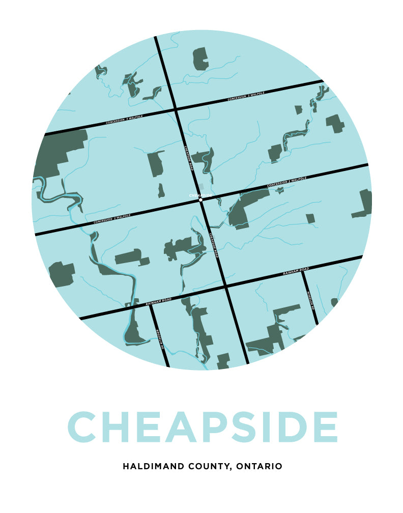 Cheapside Map Print – Jelly Brothers