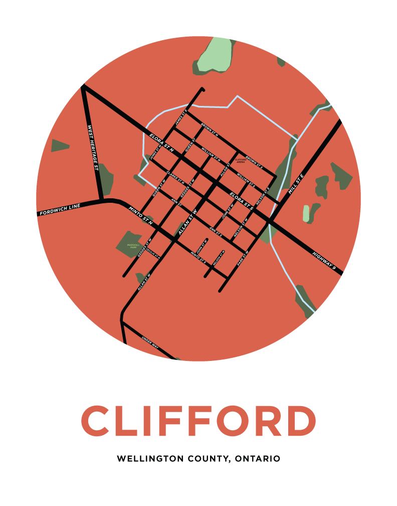 Clifford Map Print – Jelly Brothers