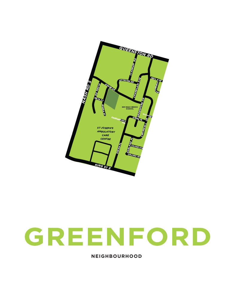 Greenford Neighbourhood Map – Jelly Brothers