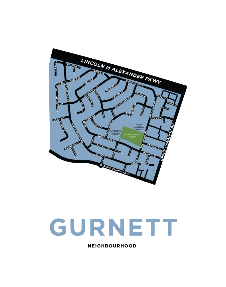 Gurnett Neighbourhood Map – Jelly Brothers