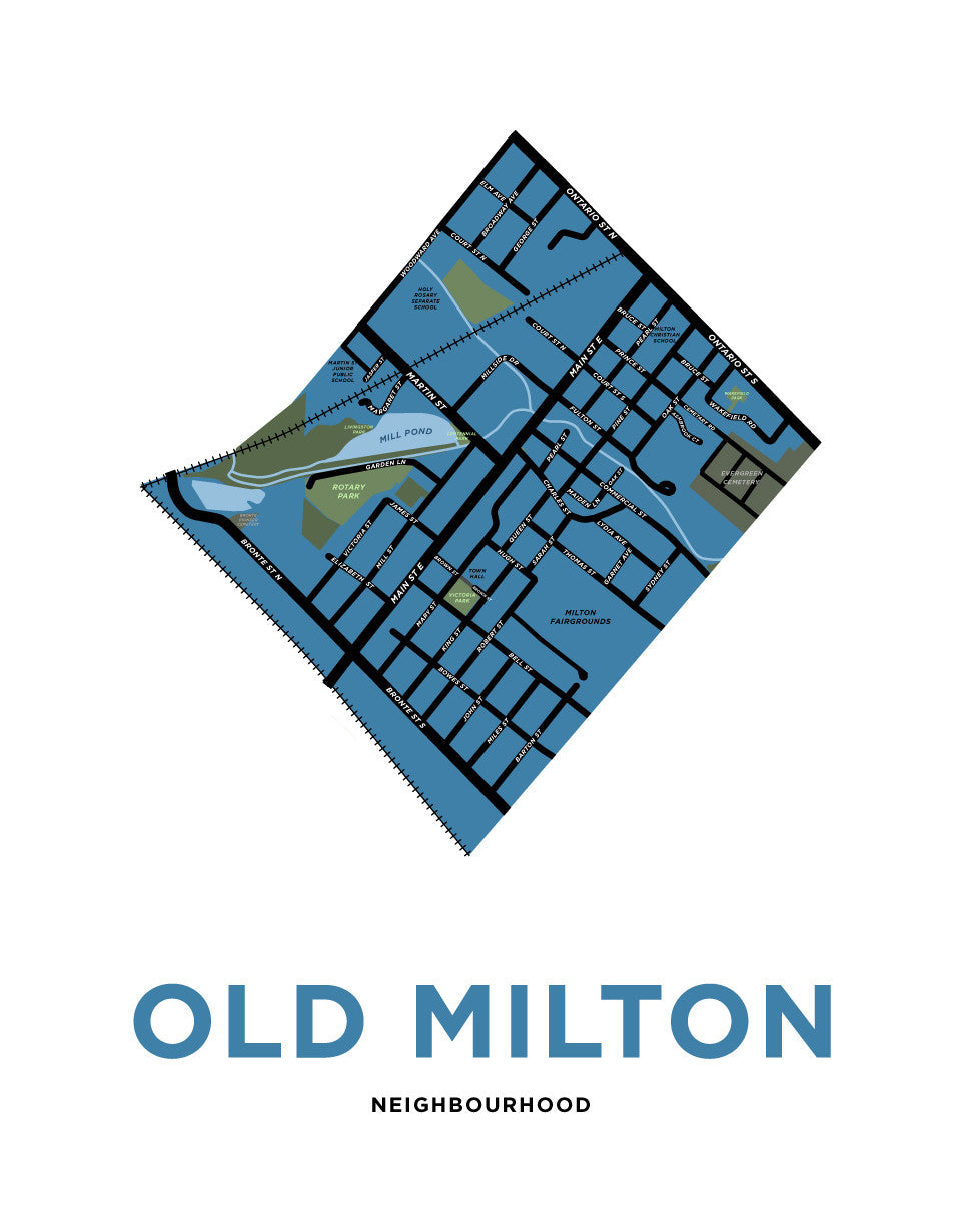 Old Milton Neighbourhood Map – Jelly Brothers