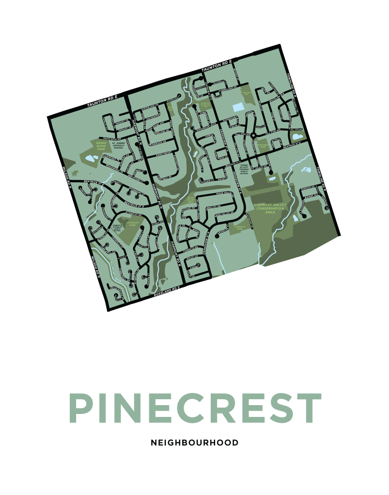 Pinecrest Neighbourhood Map – Jelly Brothers