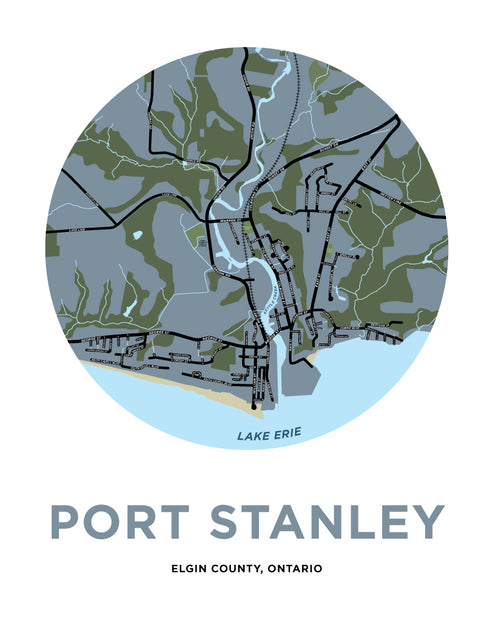 Port Stanley Map Print – Jelly Brothers