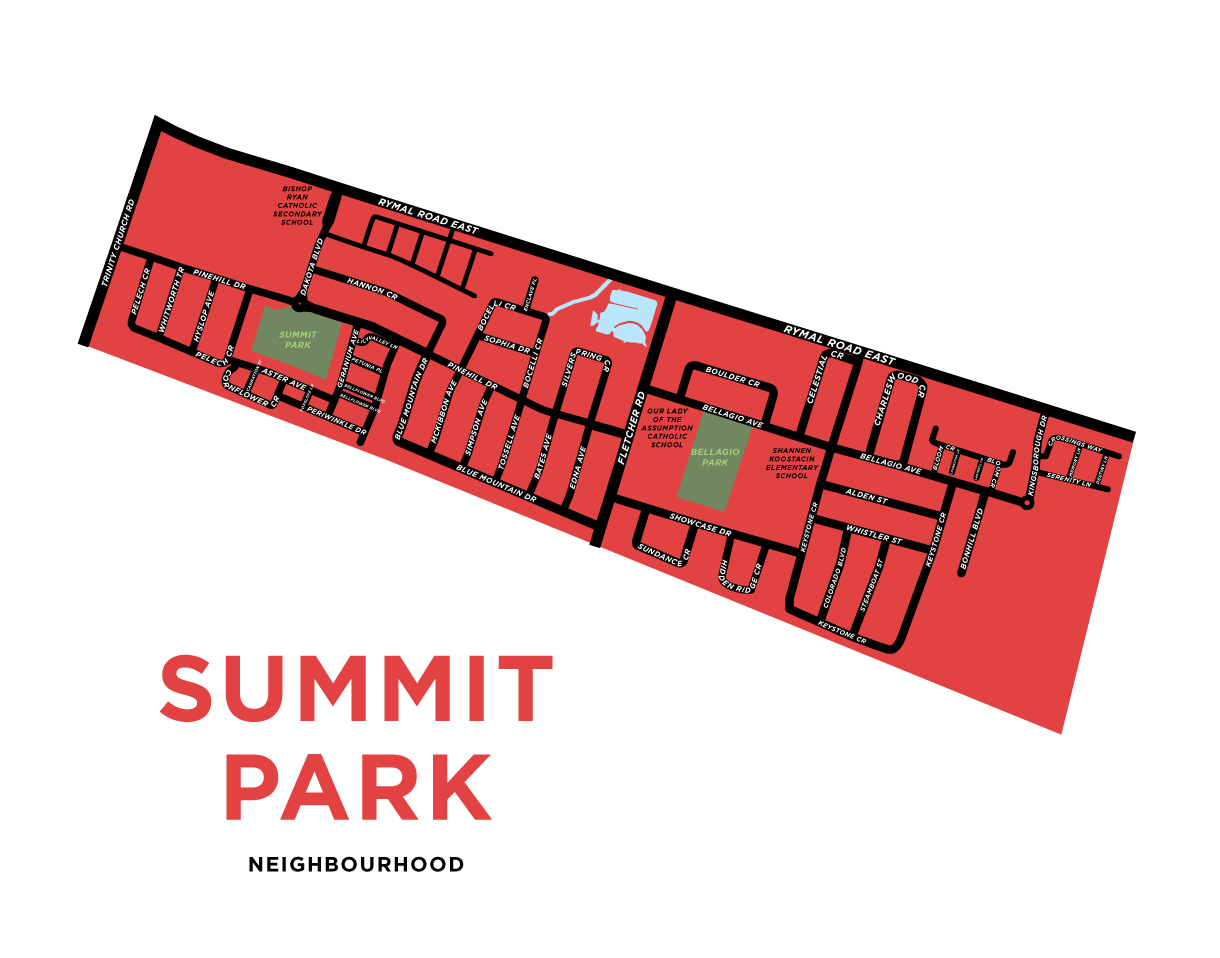 Summit Park Neighbourhood Map – Jelly Brothers
