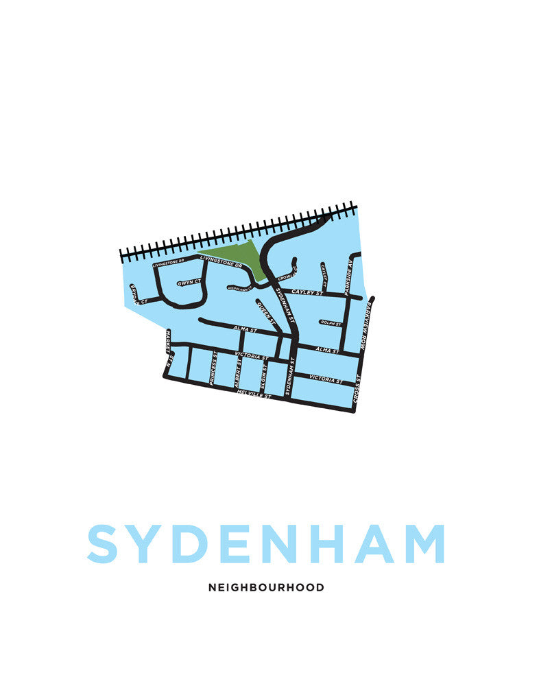Sydenham Neighbourhood Map – Jelly Brothers